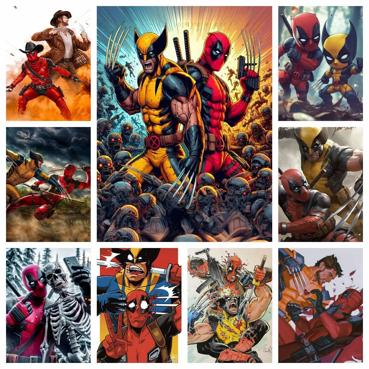 Deadpool Stitch Drawing: The Ultimate 5D Diamond Painting Kit for Fans ...