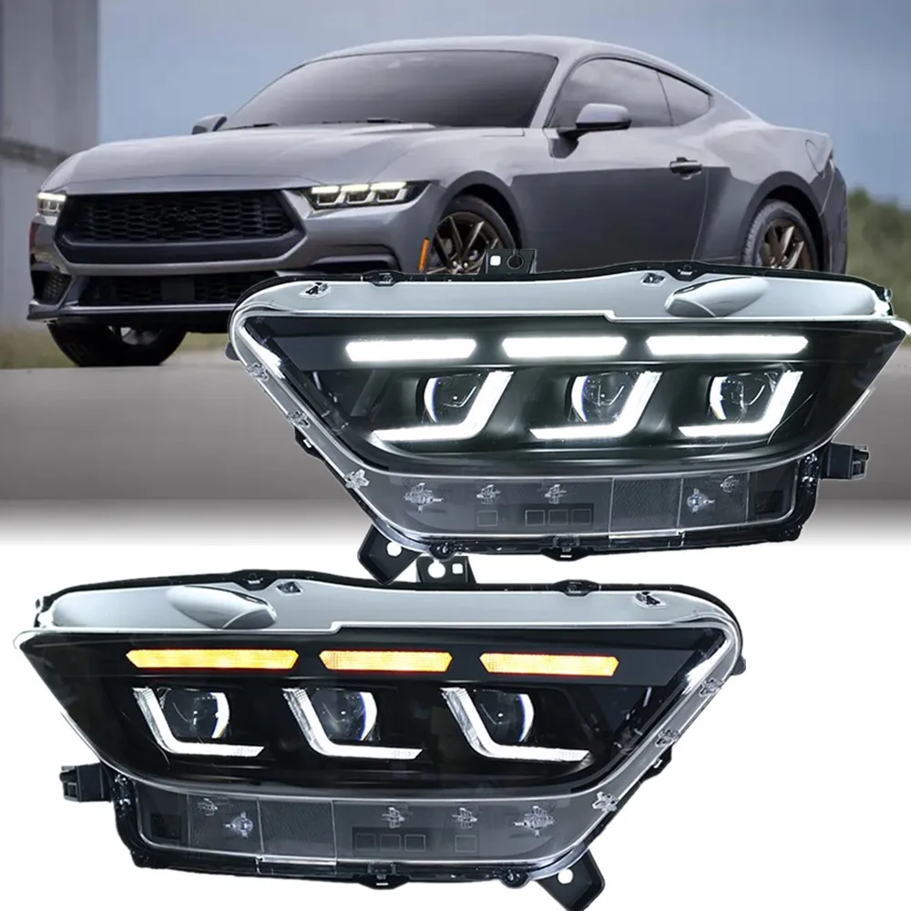 Car-Front-Lights-For-Ford-Mustang-LED-Headlight-2015-2022-Mustang ...