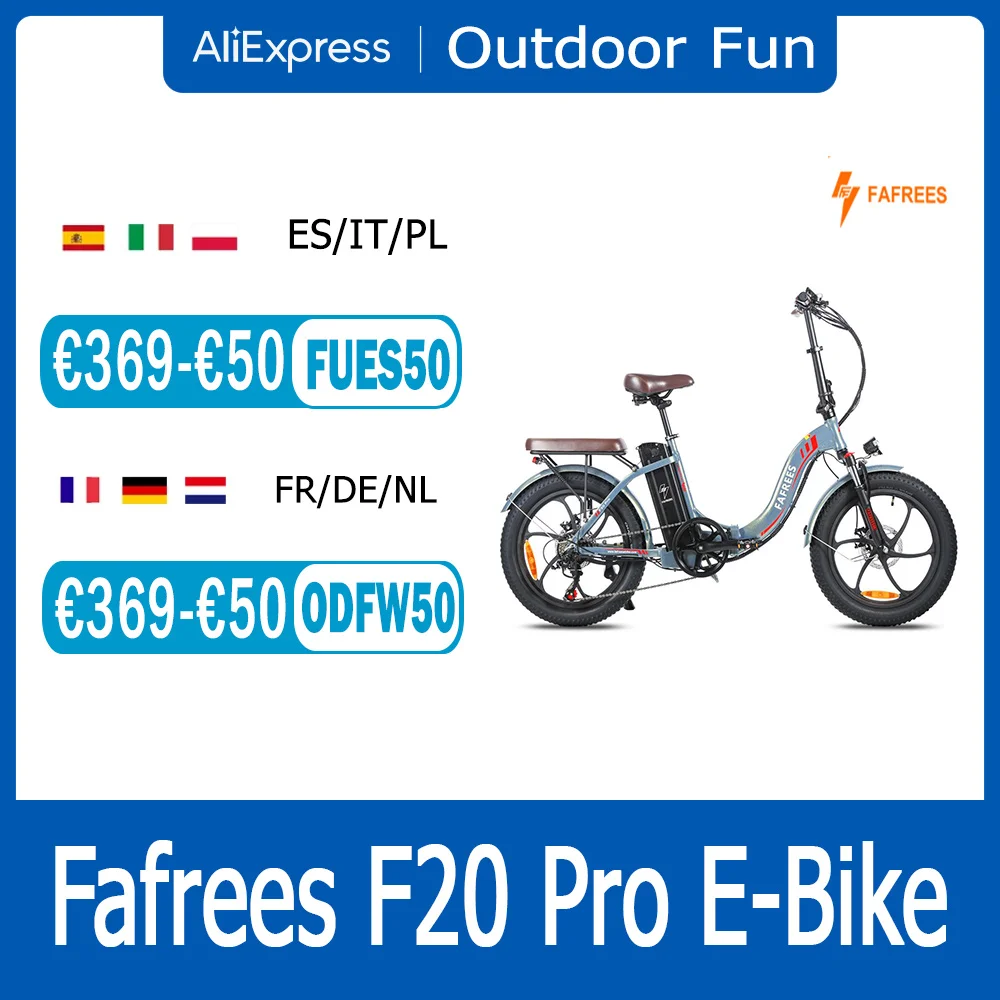 Fafrees-F20-Pro-Folding-Electric-Bicycle-250W-36V-18Ah-MTB-Mountain ...