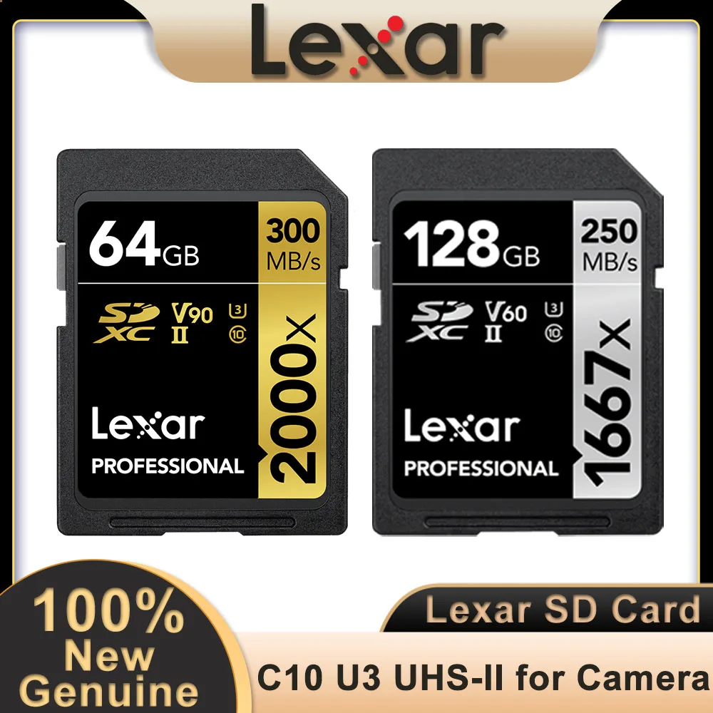 NEW-Lexar-Professional-1667x-SDHC-SDXC-2000x-SD-Card-32GB-64GB-128GB ...