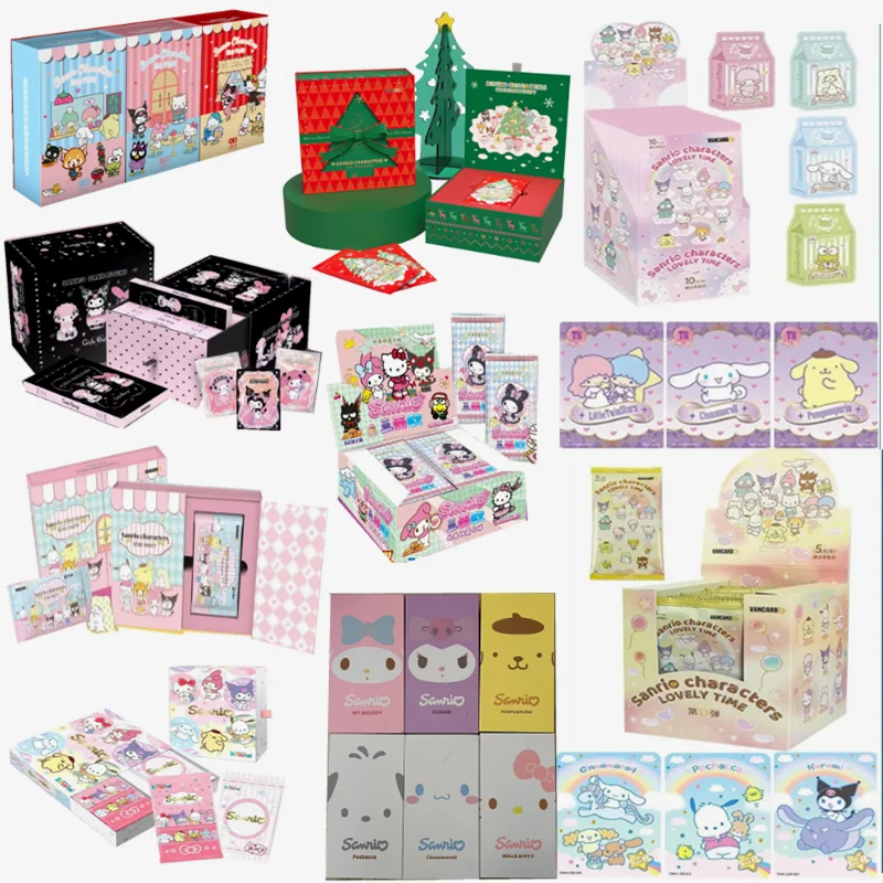 Anime-Hello-Kitty-Sanrio-Cards-Kuromi-Trading-Game-My-Melody-Booster ...