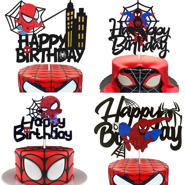 Spider Man Web SP Edible Image Cake Topper Personalized, 40% OFF