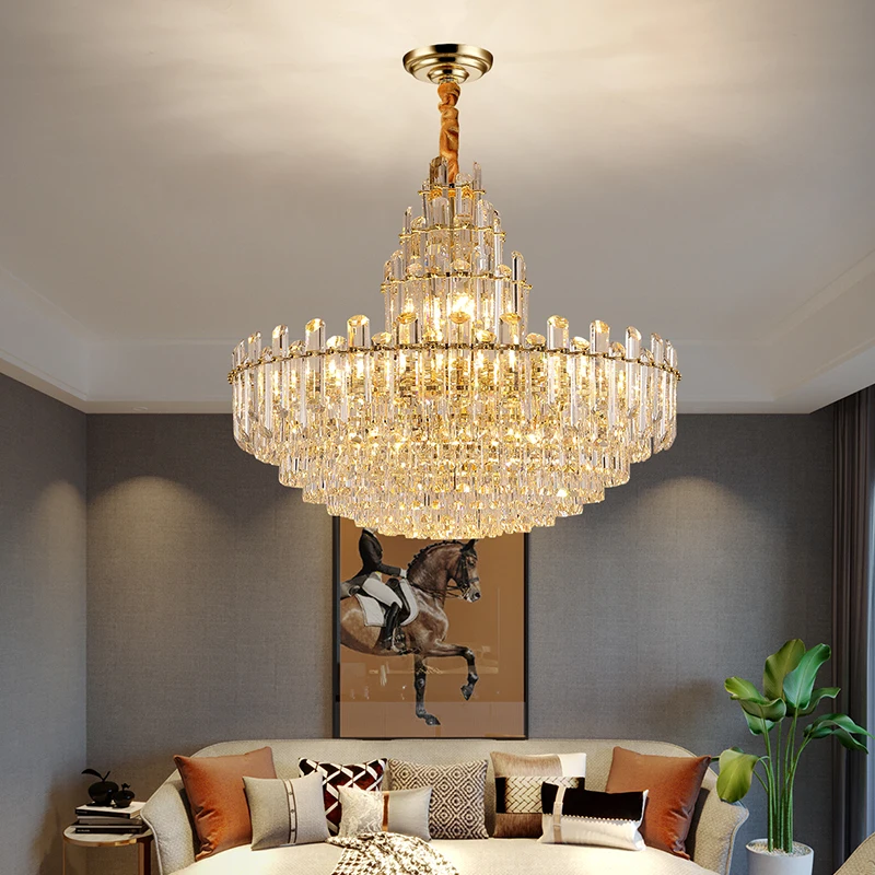 Ceiling Chandeliers 2024 Hanging Lamps LED Luxury Light Fixture Lustre ...