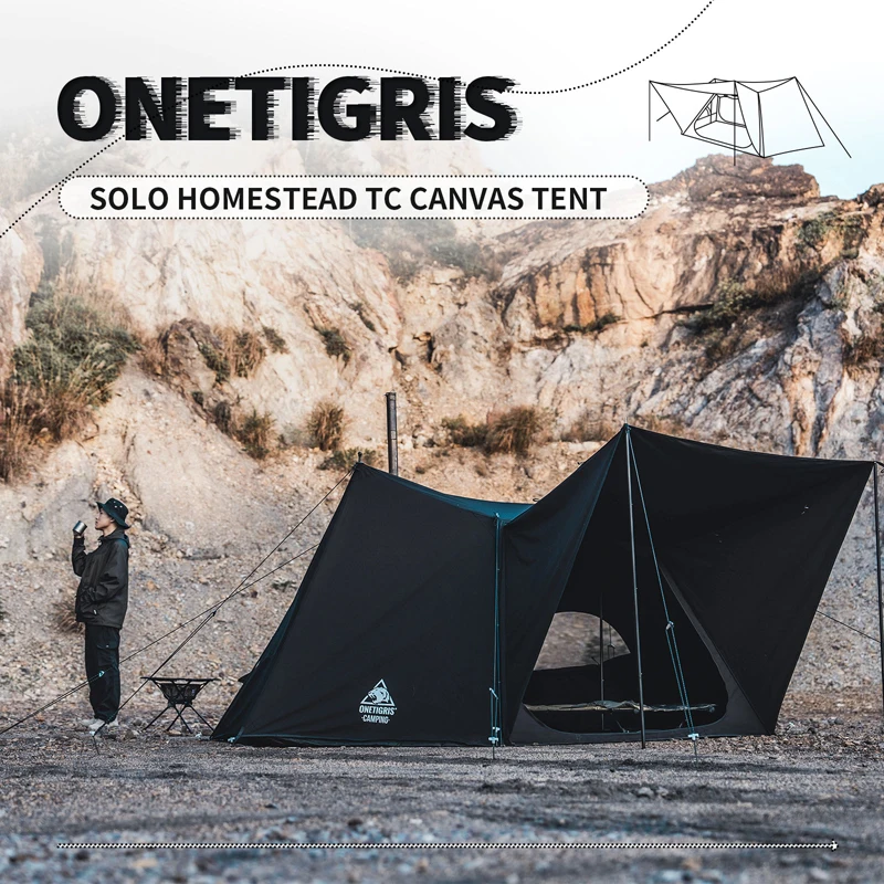 OneTigris-SOLO-2-0-HOMESTEAD-CAMPING-TENT-Pro-TC-Version-Shelter-With ...
