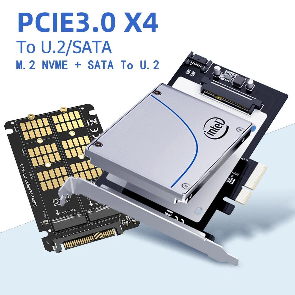 Pcie x4 zu u 2 adapter nvme sata zu u 2 kit sff 2 5 host jpg