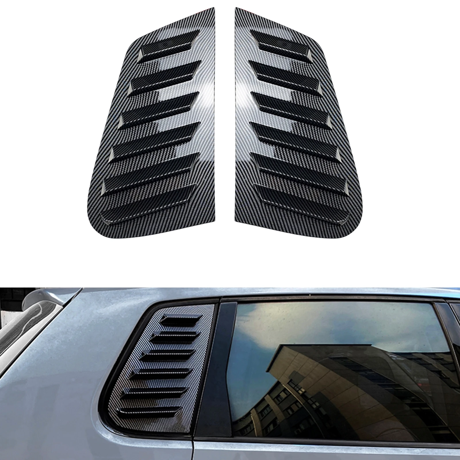 Car-Rear-Side-Window-Louver-Shutter-Cover-Trim-For-Volkswagen-Polo-MK4 ...