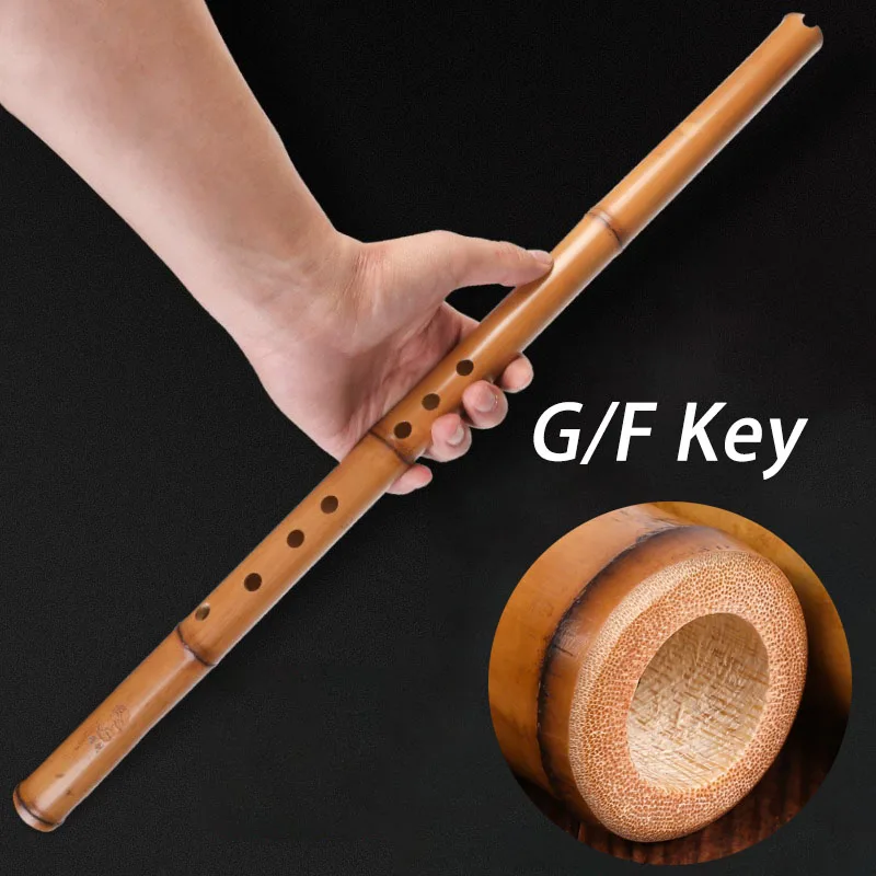 8 Holes Xiao Beginners Professional Chinese Vertical Bamboo Flute G/F ...