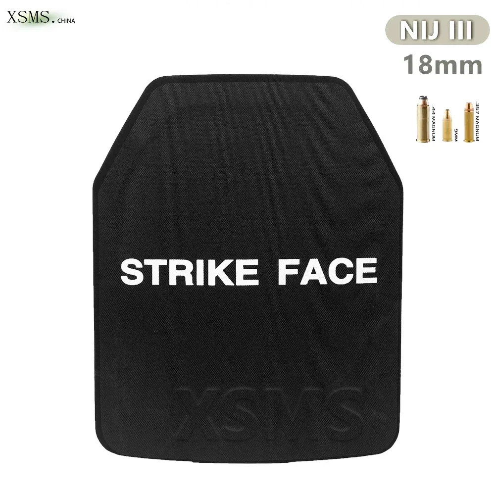 1Pcs Tactical NIJ Level III PE Bullet Proof Plates Level 3 Bulletproof ...