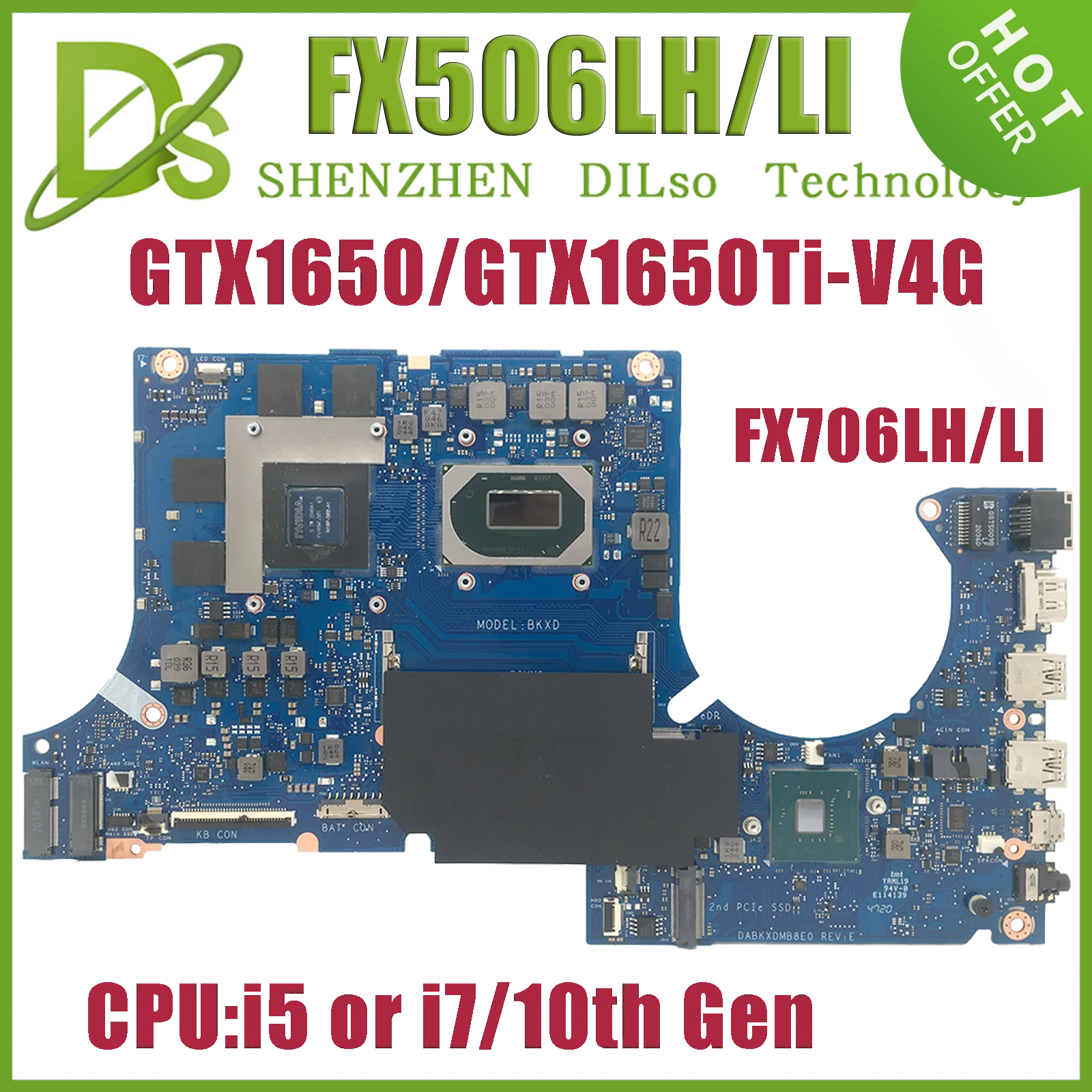 Placa-base-KEFU-para-ASUS-FX506LH-TUF506L-MW506L-FX506LHB-FX506LU ...