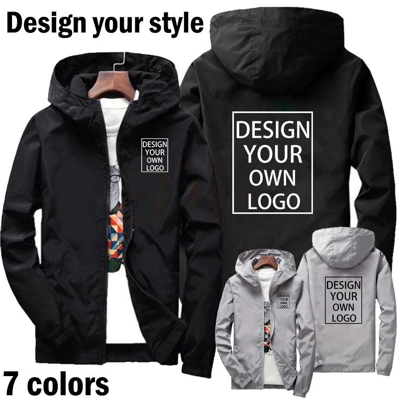 Customized Mens Fashion Jackets and Coats New Men's Windbreaker Jacket ...