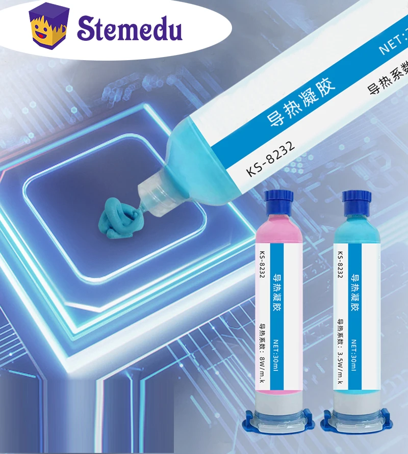 30ml 2/3.5/5/6/8W/mk CPU GPU Thermal Grease Silicone Paste For iPhone ...