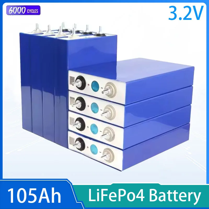 1-2PCS New Grade A 3.2V 105AH Lifepo4 Lithium Iron Phosphate ...