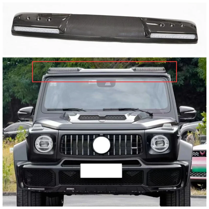 For-Mercedes-Benz-G-Class-W463-W464-G350-G500-G550-G53-G63-Real-Carbon ...