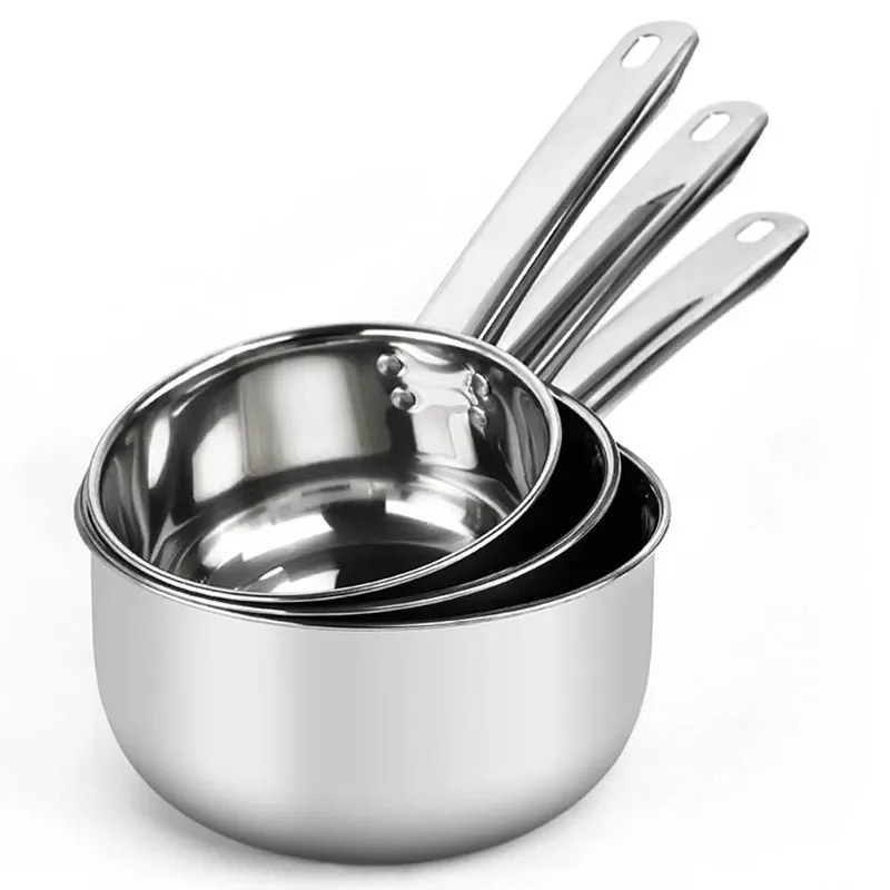 Stainless-Steel-Pan-Pot-Thickening-Non-stick-Suop-Pan-With-Handle-Milk ...