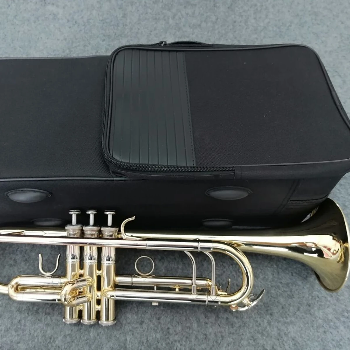 professional-trumpet-B-flat-lacquered-gold-brass-beginner-professional ...