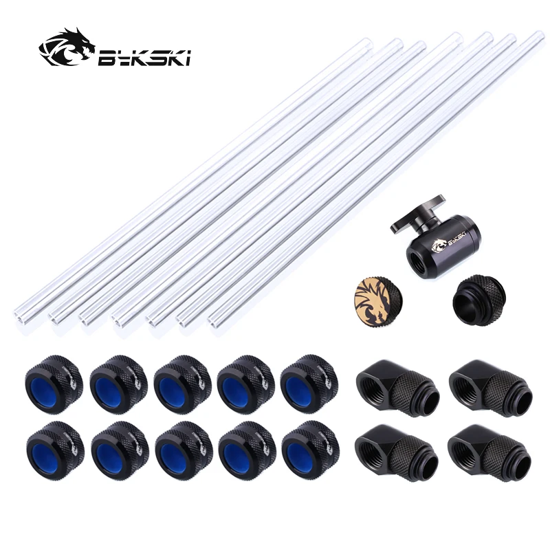 Bykski Fitting Kit / Combo for OD12mm /14mm /16mm PETG Hard / Rigid Tube / Water Cooling Hand ...