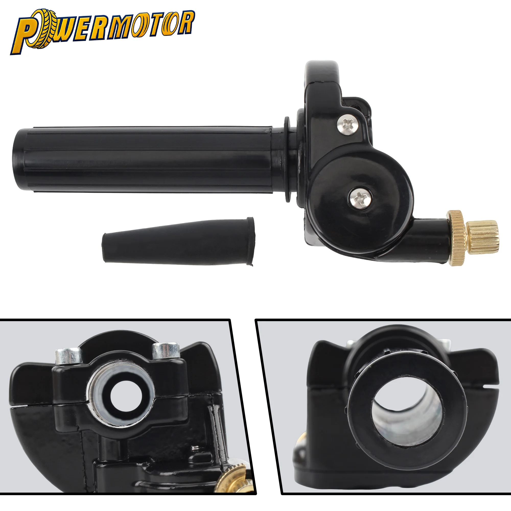 22mm Motorcycle Quick Draw Throttle Handle Grip For Honda Yamaha KTM ...