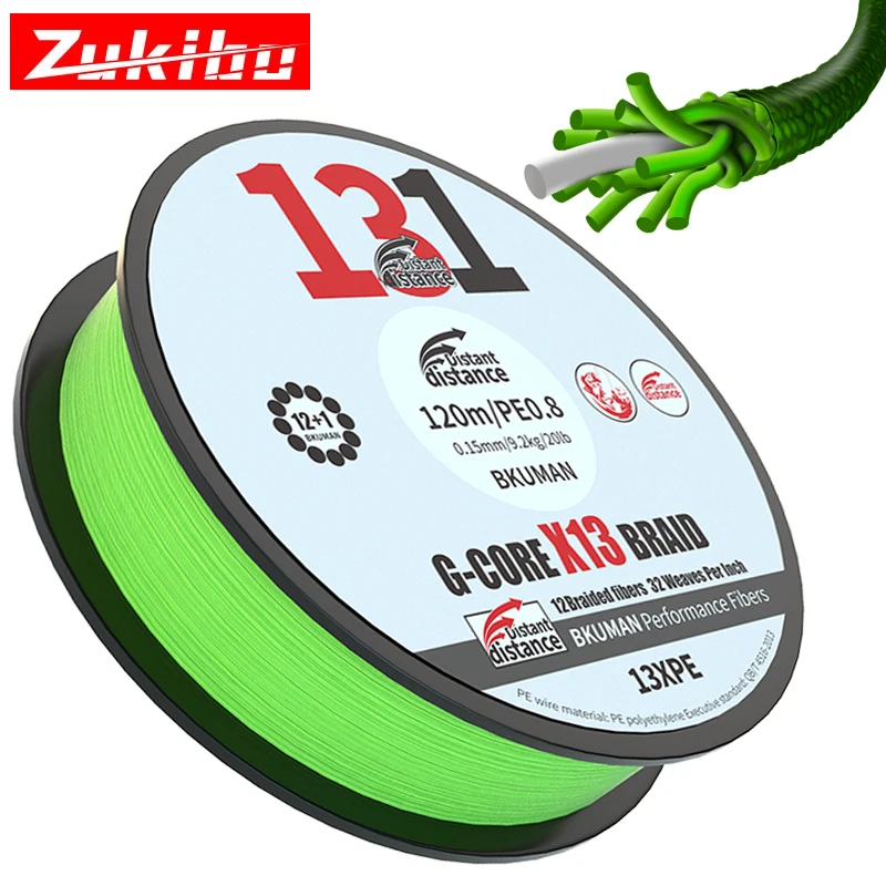 ZUKIBO-13X-Braided-Fishing-Line-Abrasion-Resistant-Braided-Line ...