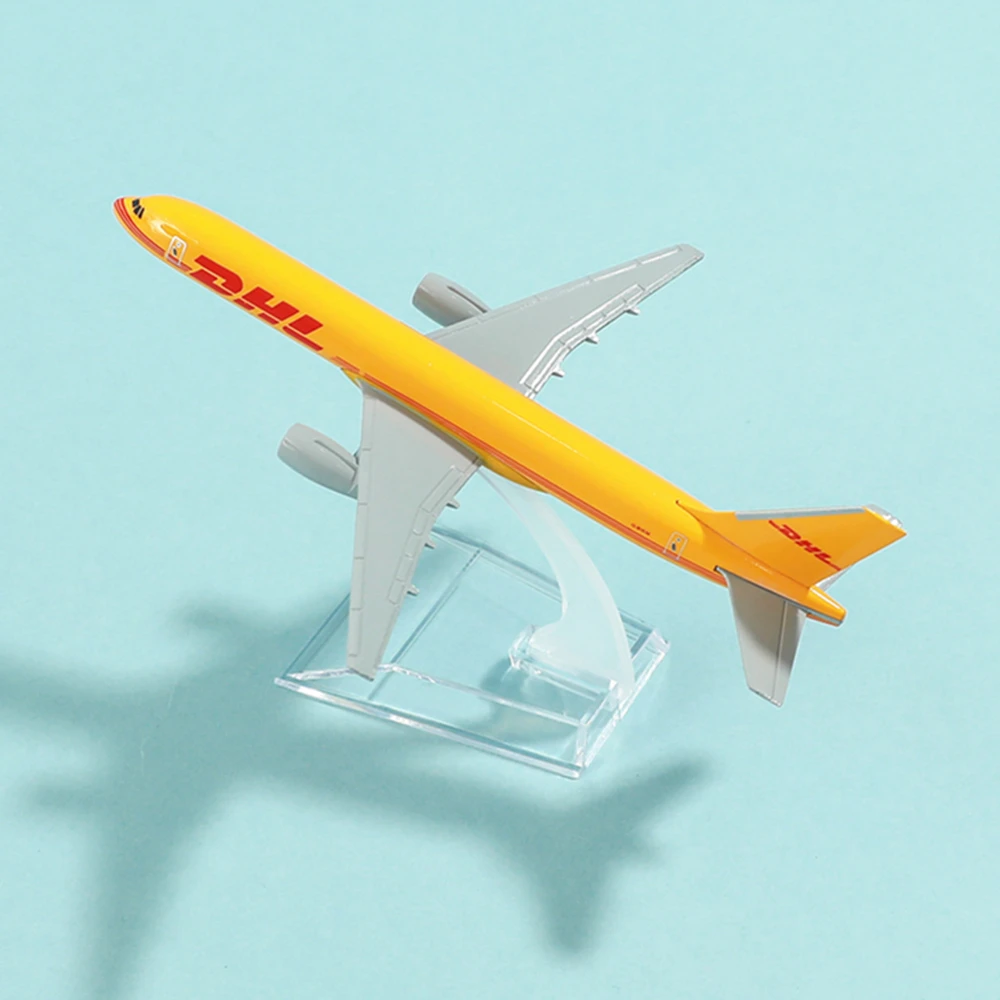 Scale-1-400-Metal-Aircraft-Replica-DHL-Boeing-757-Airplane-Diecast ...