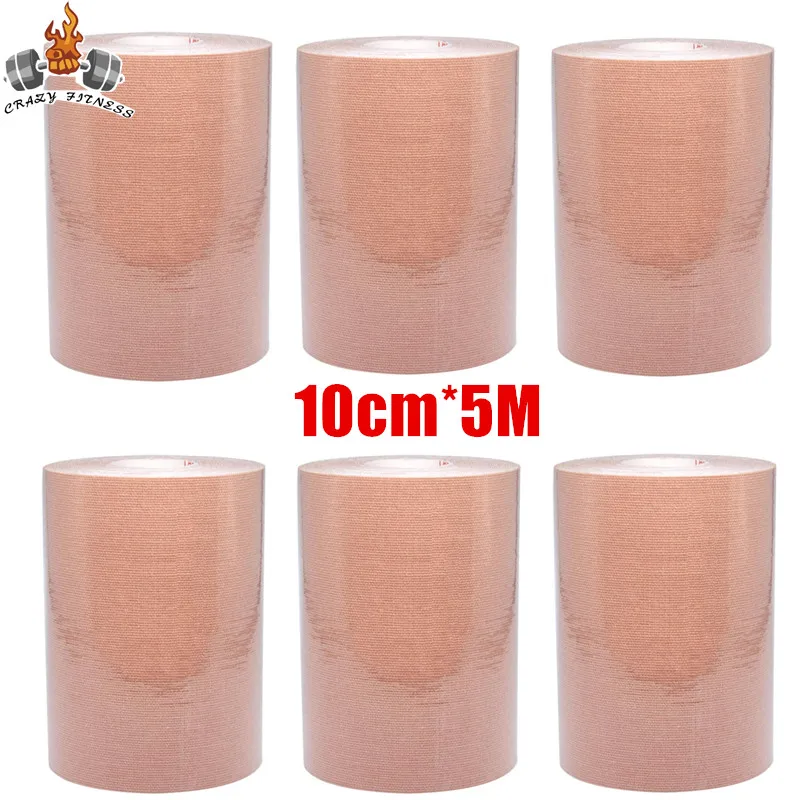 6-Pack-Kinesiology-Tape-10cm-x-5m-Waterproof-Latex-Free-Athletic-Tape ...