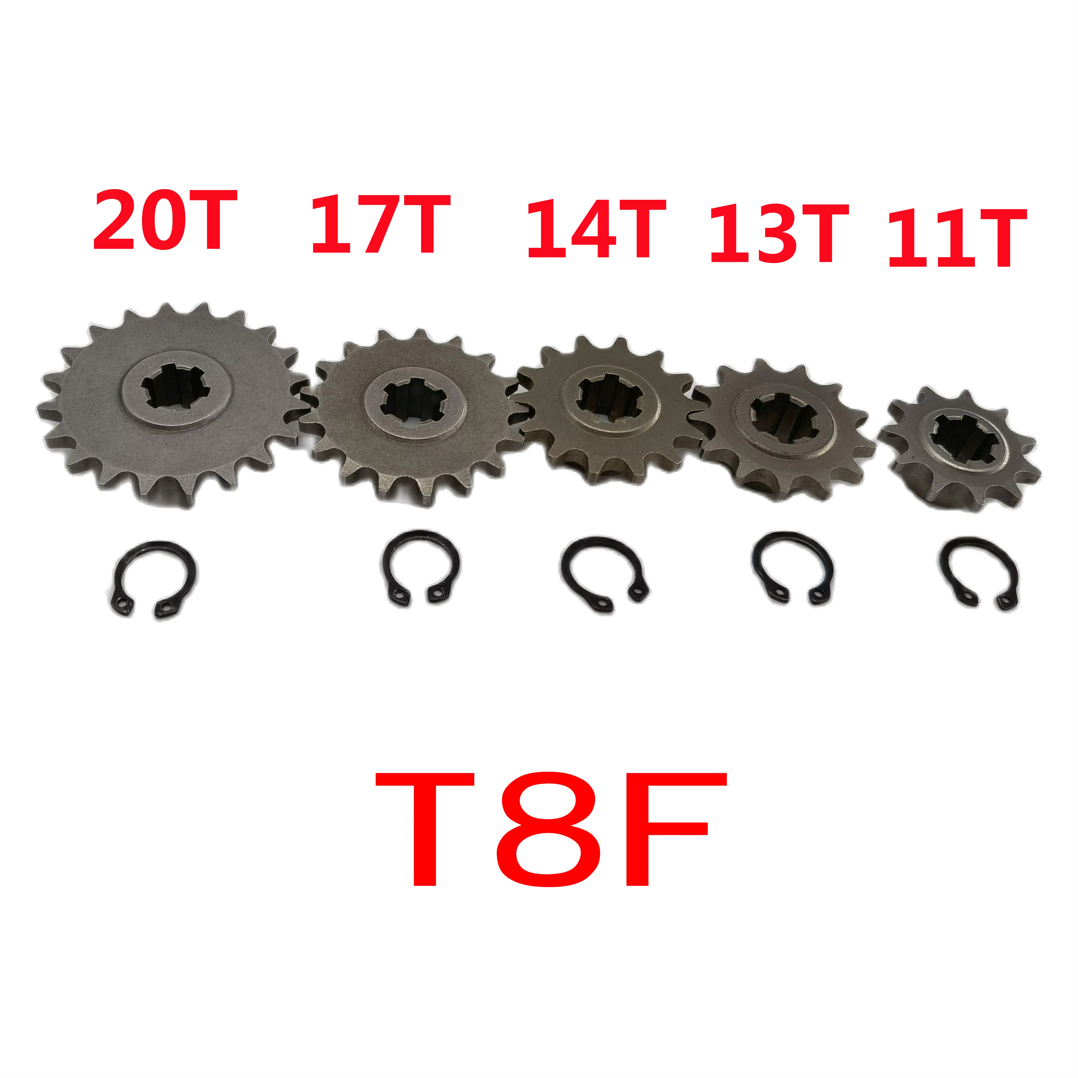 47cc-49cc-Motorcycle-T8F-8mm-11-13-14-17-20-Tooth-Front-Pinion-Sprocket ...