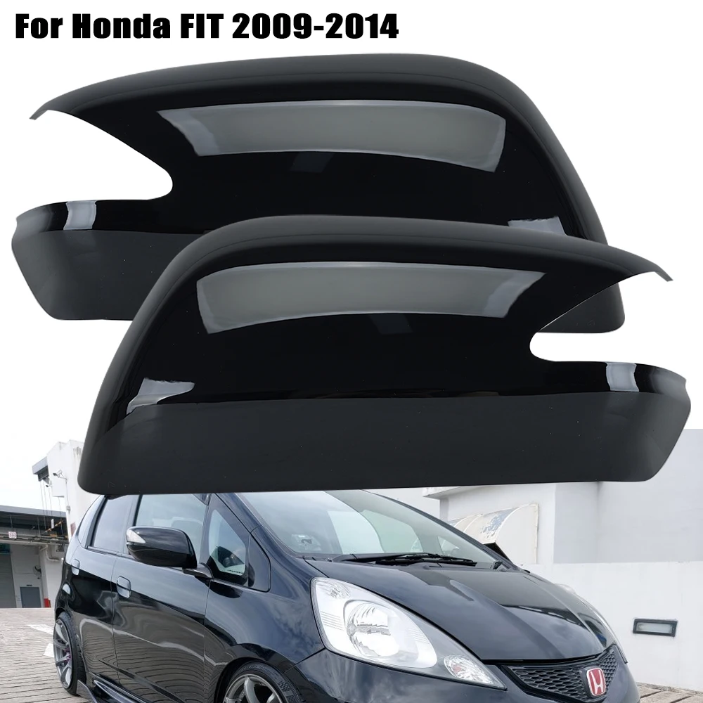 Car-Side-Mirror-Cover-Caps-For-Honda-jazz-for-Honda-Fit-2009-2014 ...