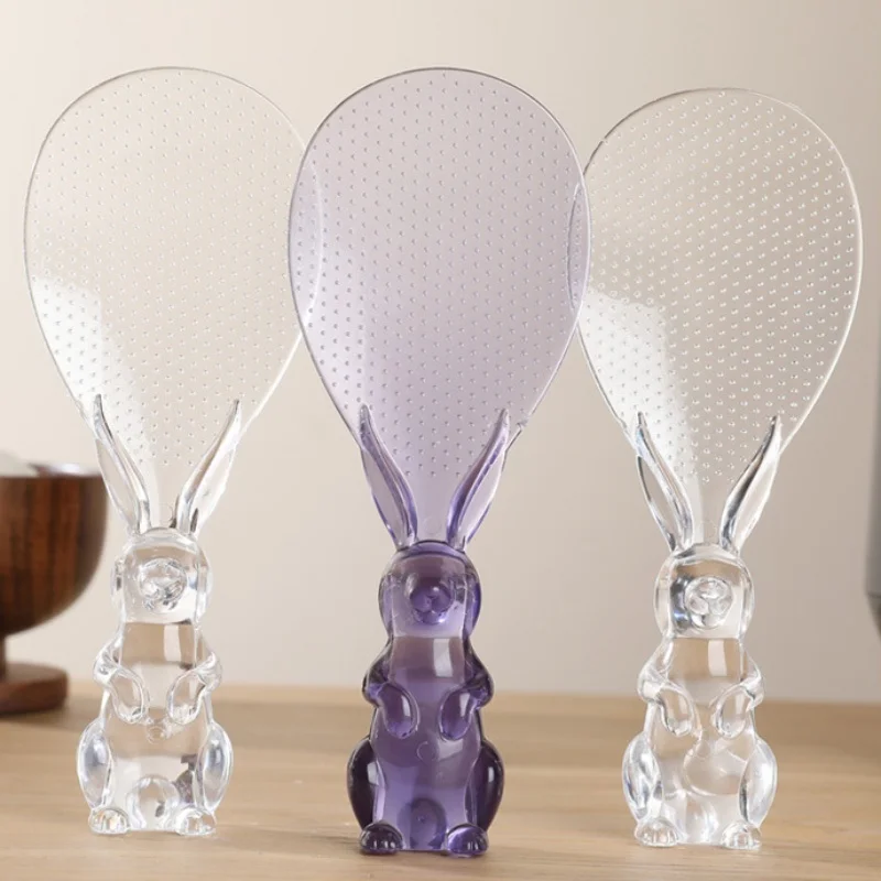 Cute Rabbit Spoon Can Stand Up Rabbit Rice Shovel Rice Cooker Rice ...