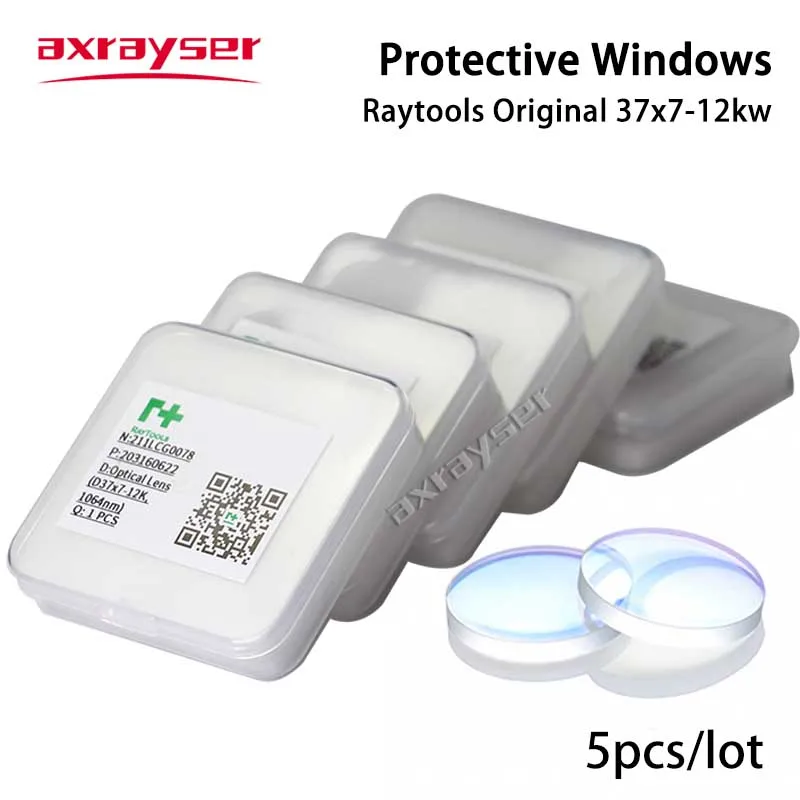37x7-Raytools-Laser-Lenses-Original-Protective-Windows-0-12KW-5pcs ...