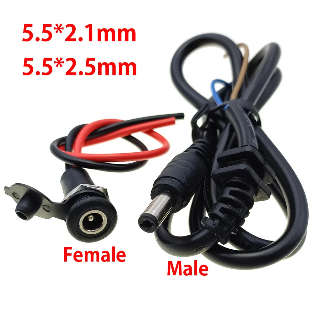 DC2.1/2.5 Charger Plug Socket Electric Bicycle Charging Head Lithium ...