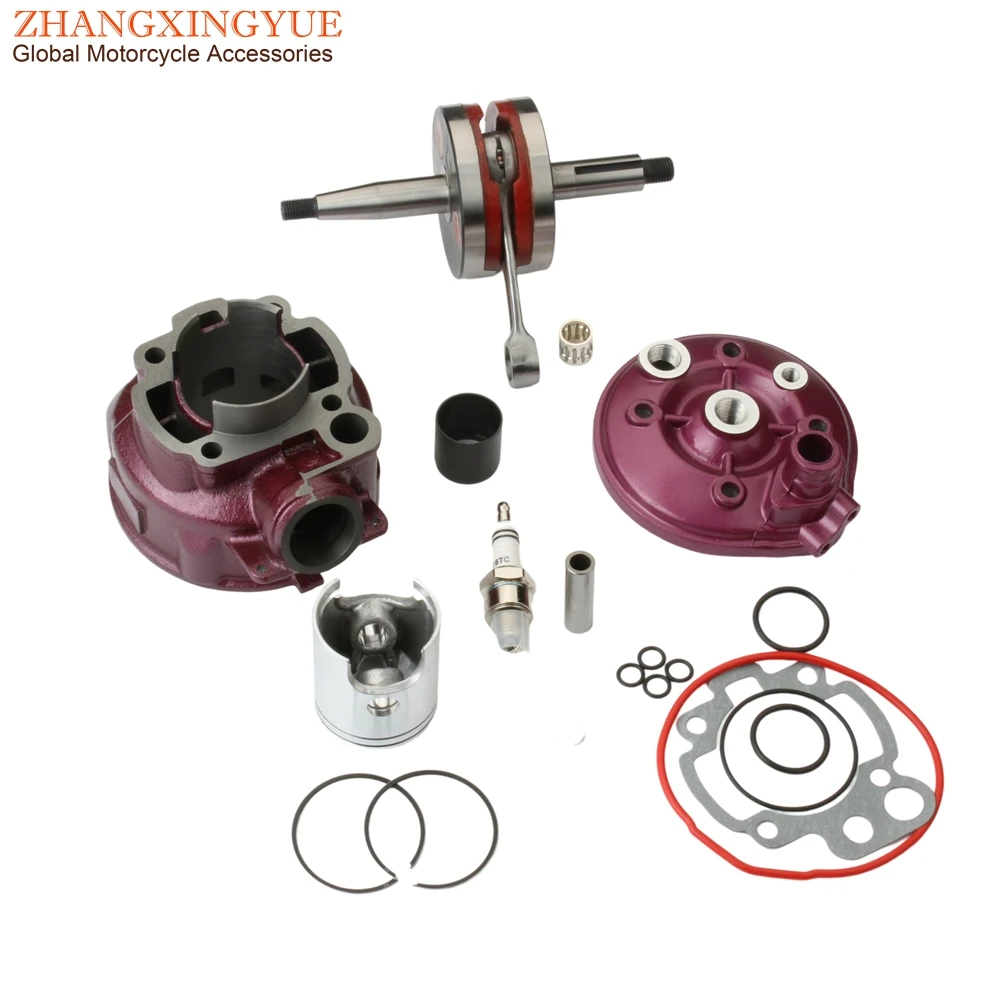 49mm 90cc grande furo cilindro kit & corrida virabrequim para mbk tzr ...
