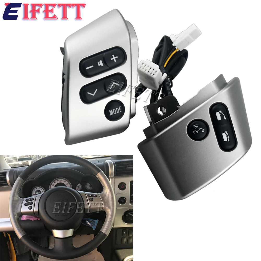 Car-Multifunction-Backlight-Steering-Wheel-Button-Switch-Phone-Volume ...