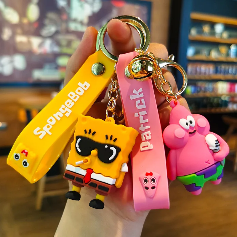 Wicked-Spongebob-Squarepants-Cute-Anime-Keychain-Doll-Patrick-Star-Car ...