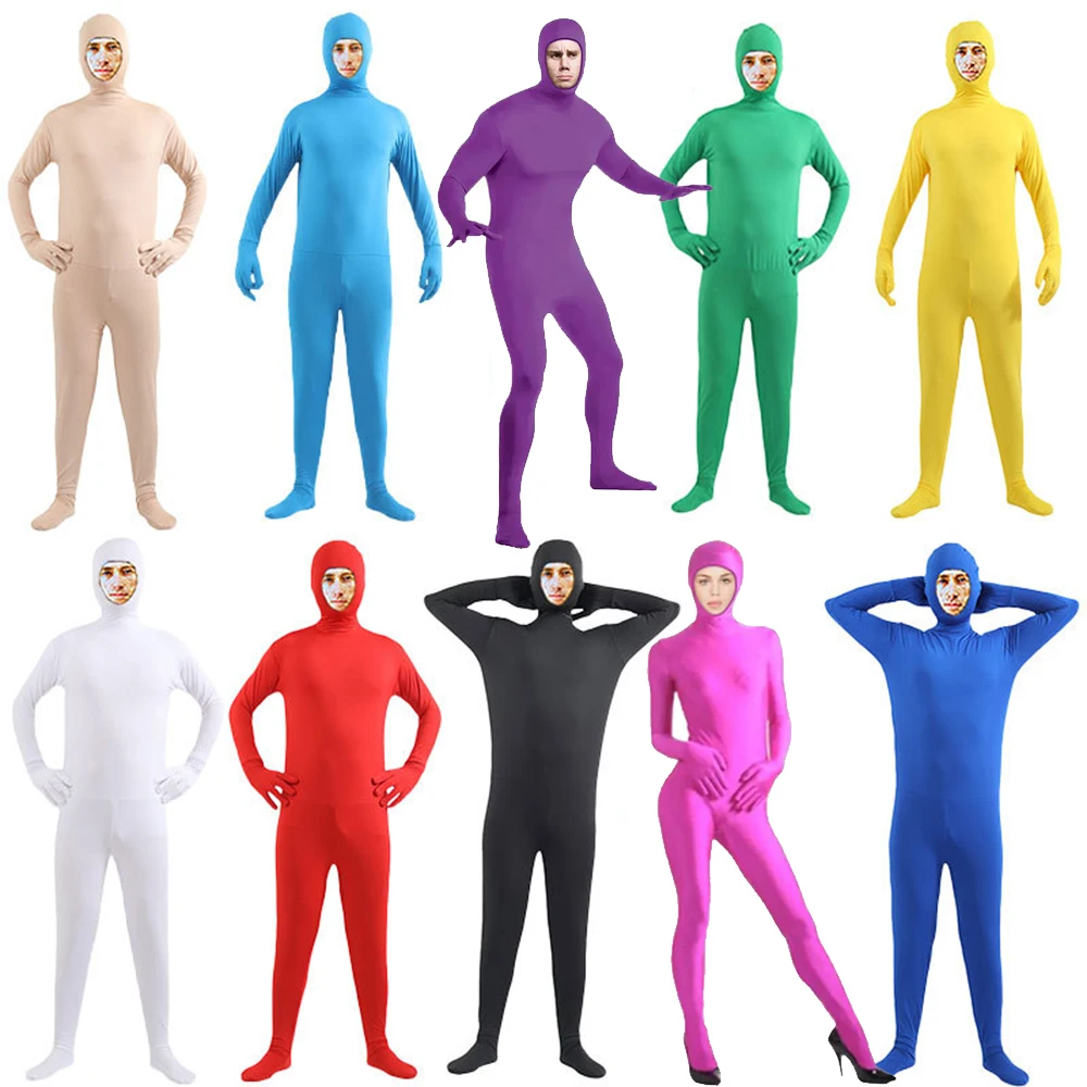 Adults Halloween Cosplay Costumes Women Men Unisex Invisible Cloak ...