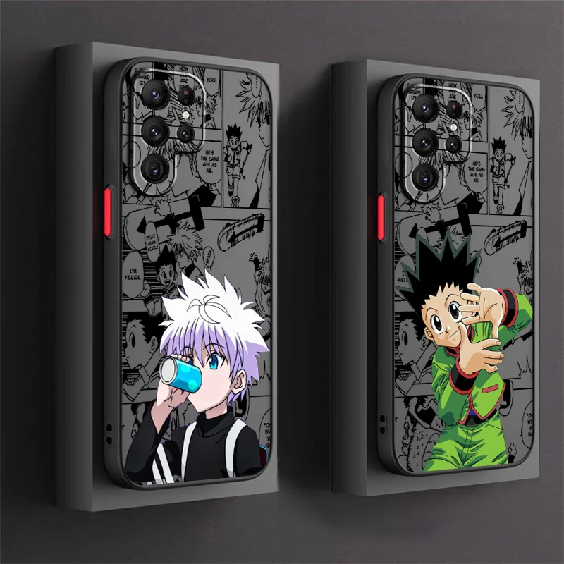Frosted Translucent Anime Killua Hunter X Hunter TPU Phone Case ...