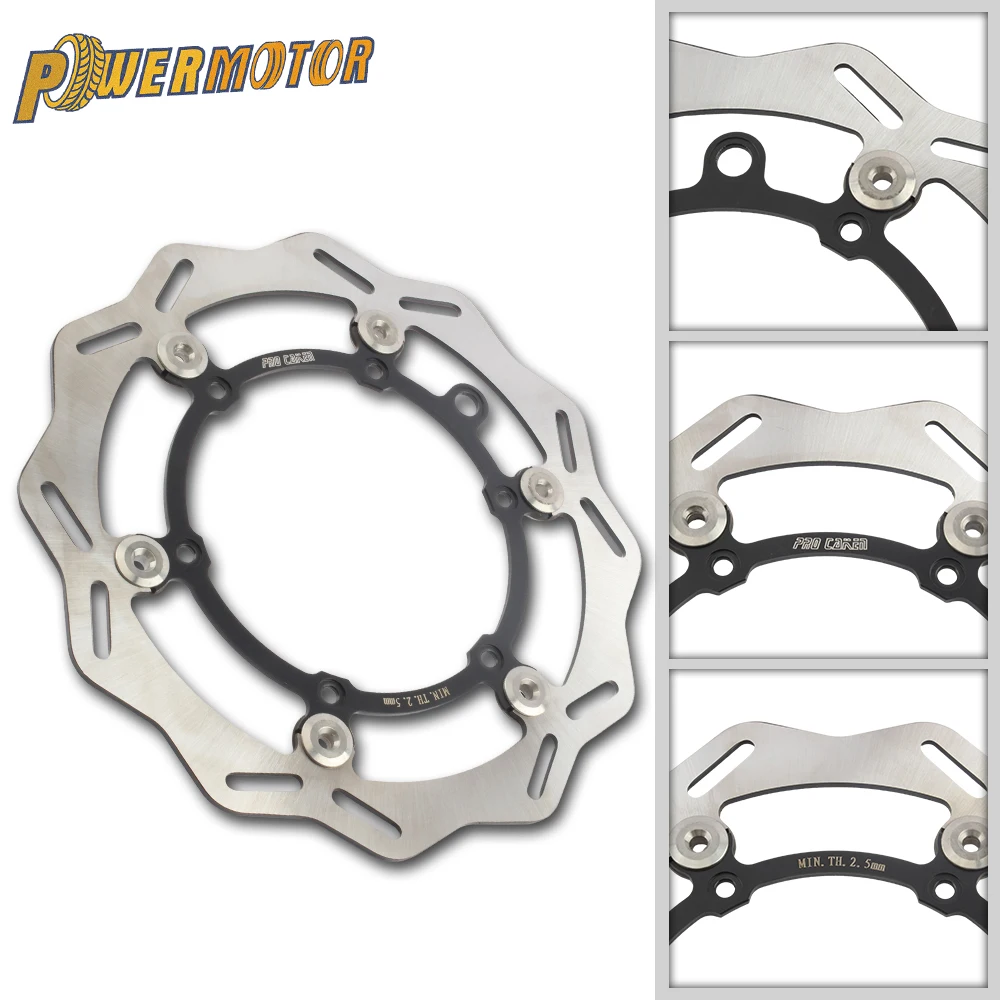 2 Piece Brake Rotors Stunt Hand Brake Caliper Bracket Kit | KTM EXC SX ...