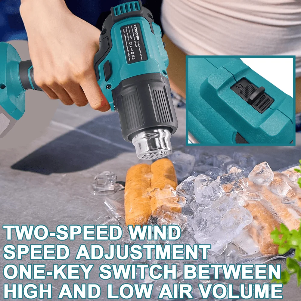 Makita Xgh01zk Price Cordless Heat Gun Adjustable Temperatures Hot Air ...