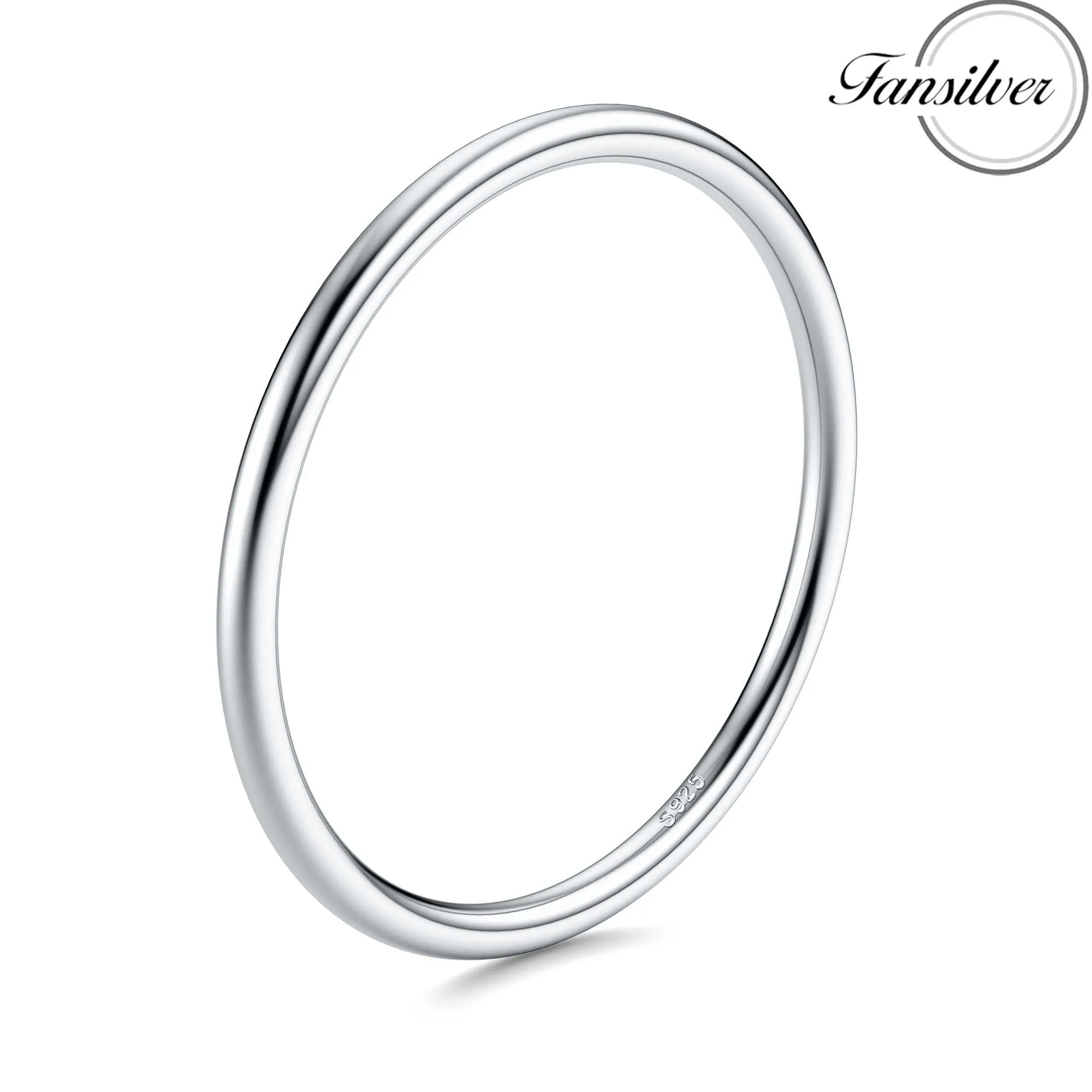 Fansilver-1mm-18K-Wihte-Gold-Ring-Stackable-Knuckle-Pinky-Thumb-Ring-for-Women-Classic-S925 ...