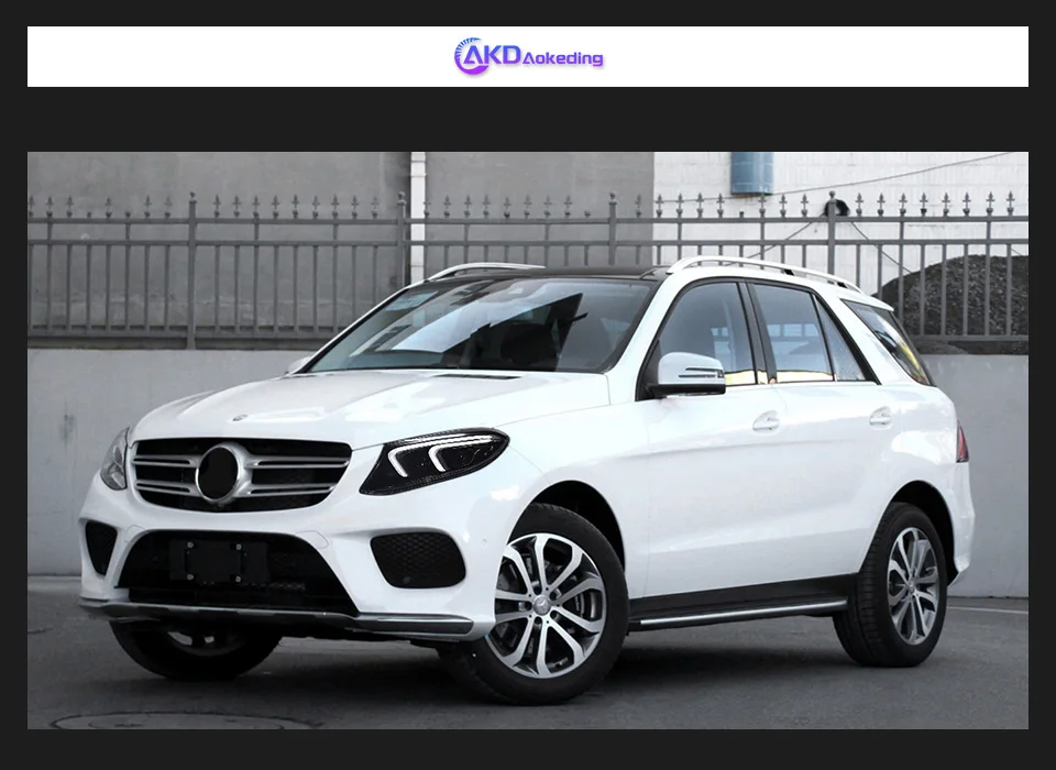 Benz Gle W166 Class Headlights 2015-2019 Led Headlight Dynamic Signal ...