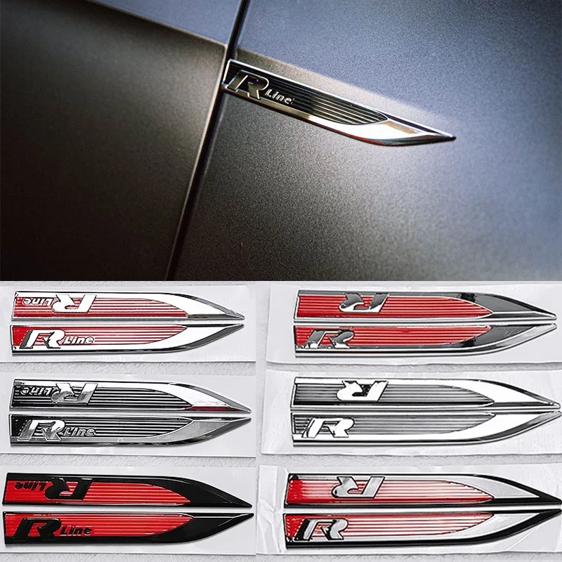 2pcs-Rline-R-GTI-GLI-Logo-Car-Fender-Side-Wing-Auto-Sticker-Accessories ...