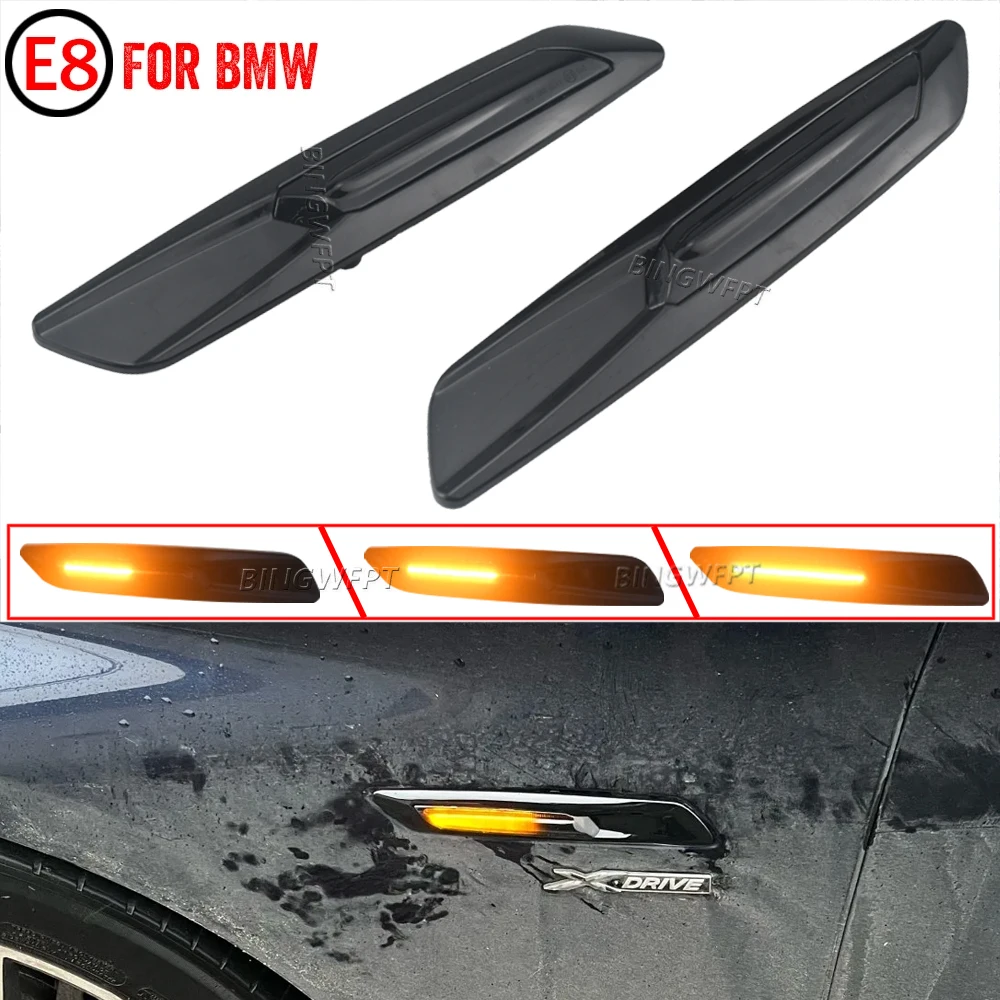 Dynamic-Side-Marker-Lights-Turn-Signal-Lamps-For-BMW-5-Series-F10-F11 ...