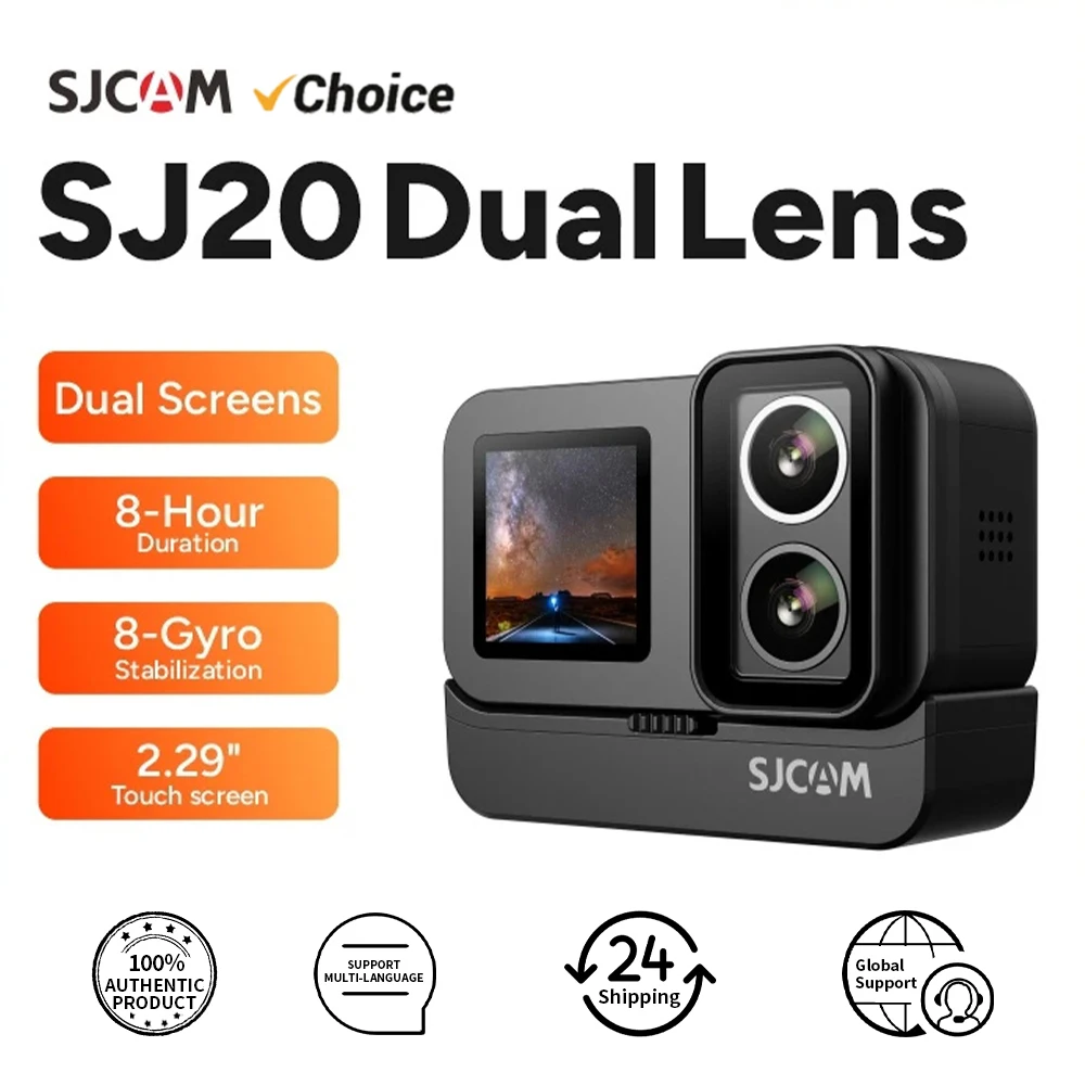 SJCAM-SJ20-Dual-Lens-Dual-cameras-4K-Action-Camera-Waterproof-5G-WiFi ...