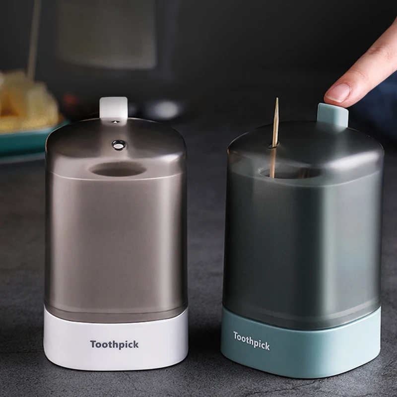 Automatic-Toothpick-Holder-Container-Wheat-Straw-Household-Table ...