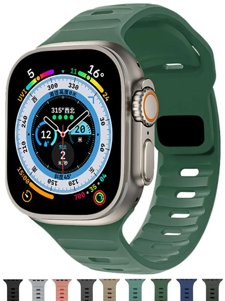 Ocean Strap For Apple Watch Band 44mm 49mm 45mm 42mm 45 Mm Ultra ...