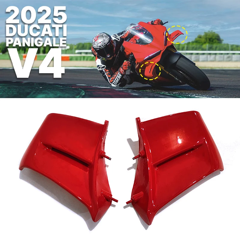 Fit For Ducati Panigale V4 V4S 2025+ ABS Carbon Fiber Winglets Side ...
