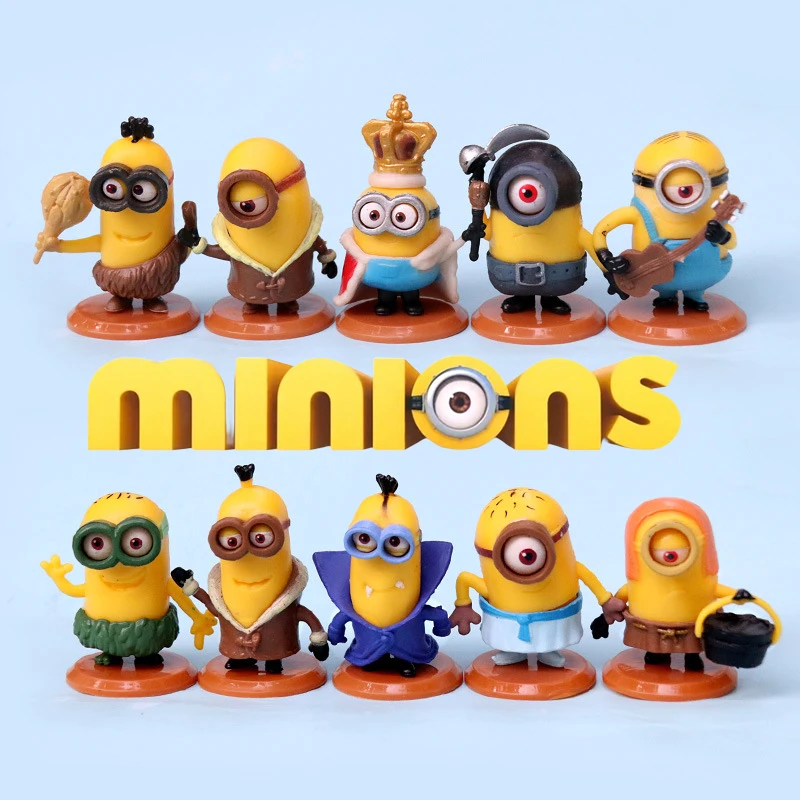 10Pcs-set-Minions-Action-Figures-Toys-Movi-Despicable-Miniature ...