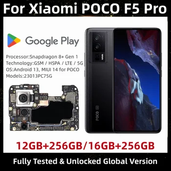 Motherboard for Xiaomi POCO F5 Pro 5G, Unlocked Mainboard, Global ROM ...
