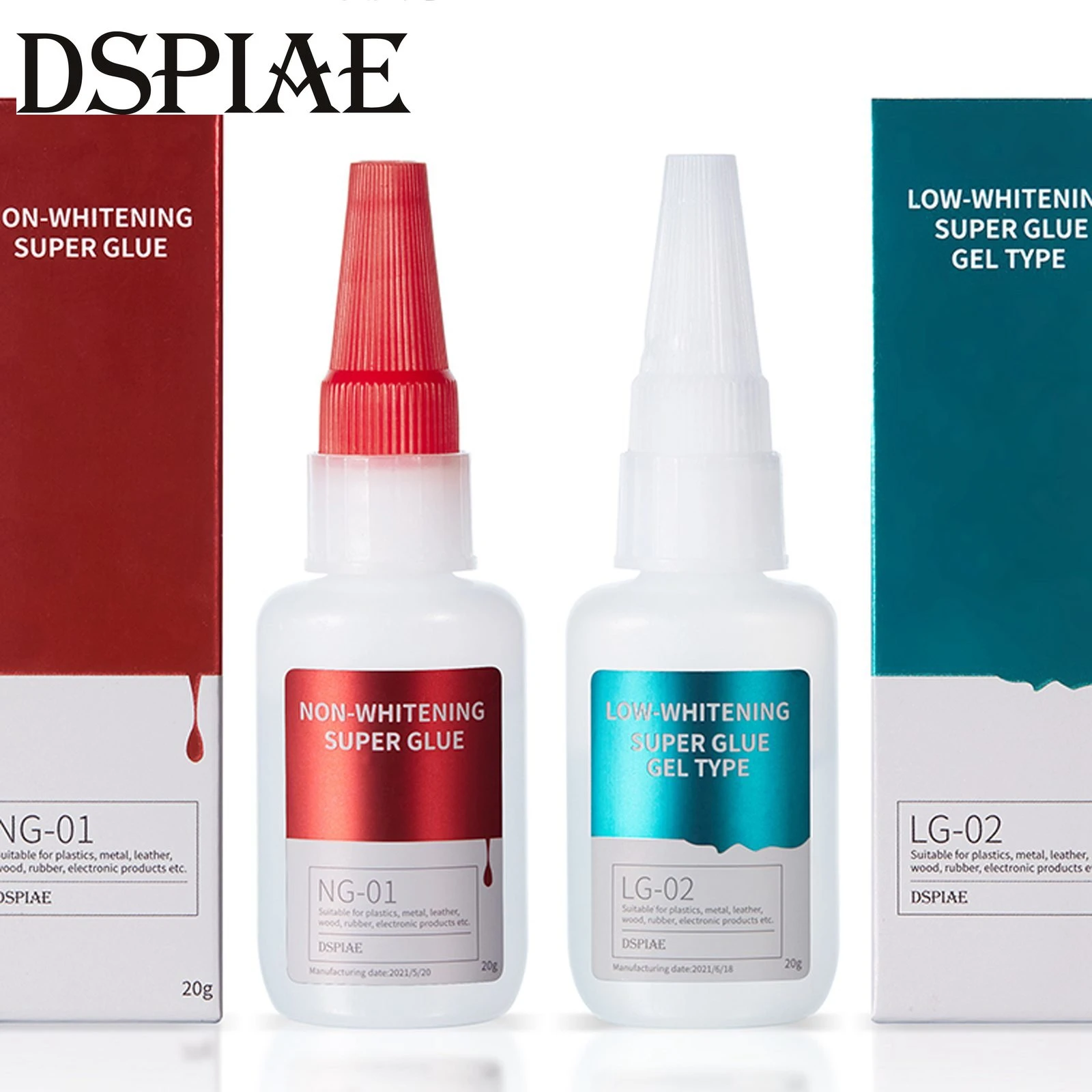 DSPIAE NG 01 Non fogging Instant CA LG 02 Low fogging Instant CA Quick ...