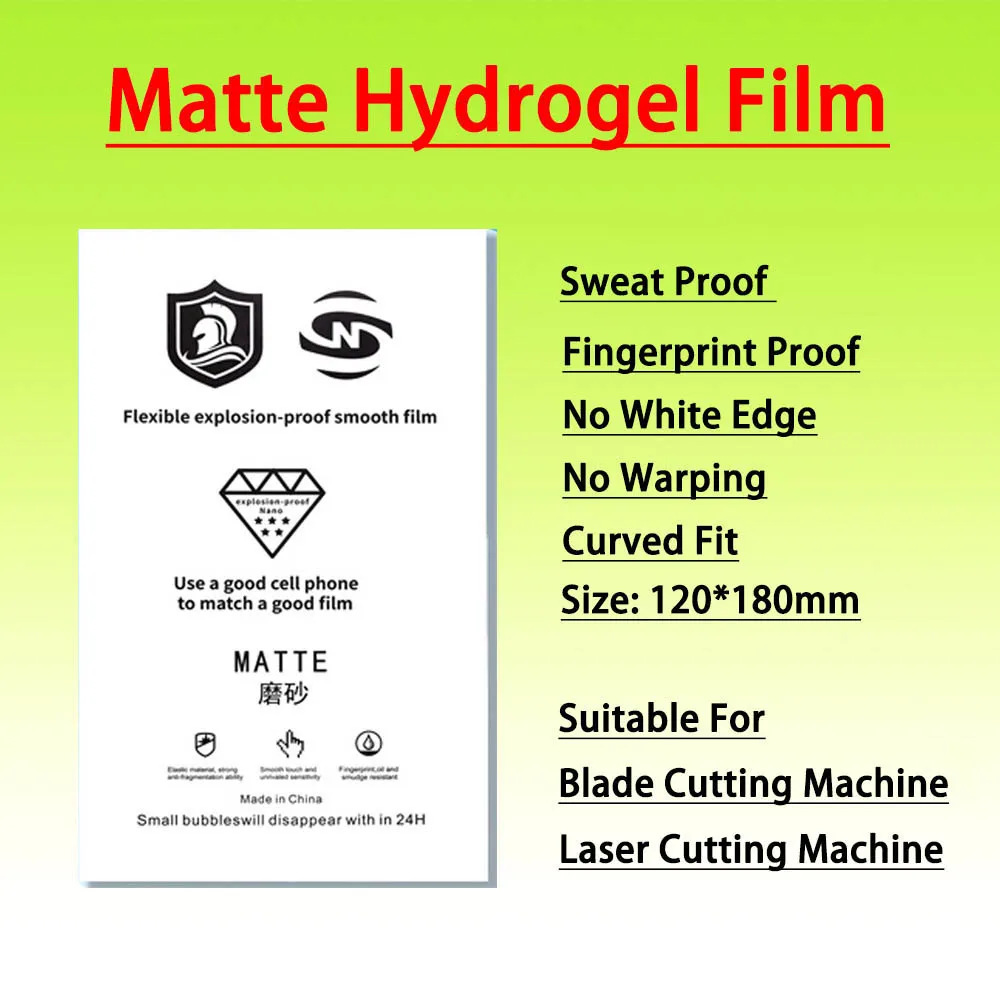 Fer-poste a souder,Feuille de protection d'écran en Hydrogel mat, pour ...