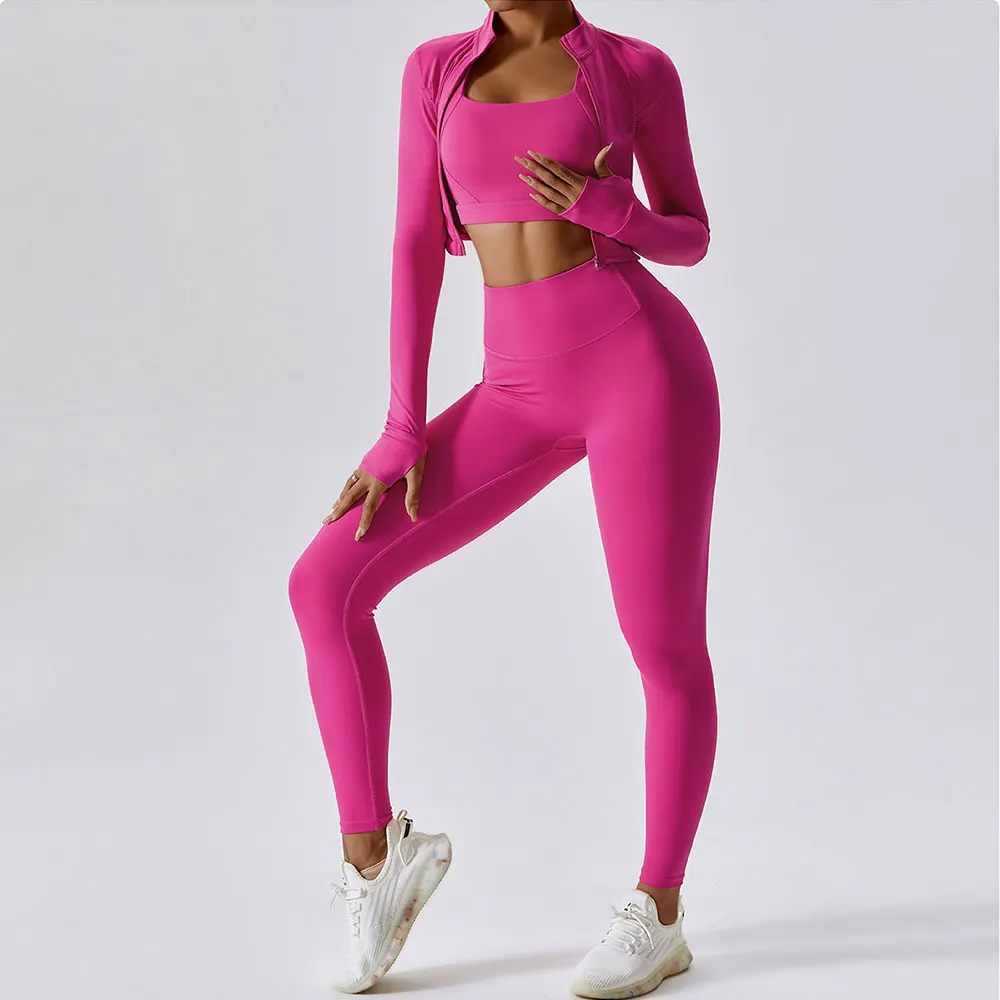 2-3PCS-Yoga-Set-Gym-Clothes-Sportswear-Yoga-Suits-For-Women-Tracksuit ...
