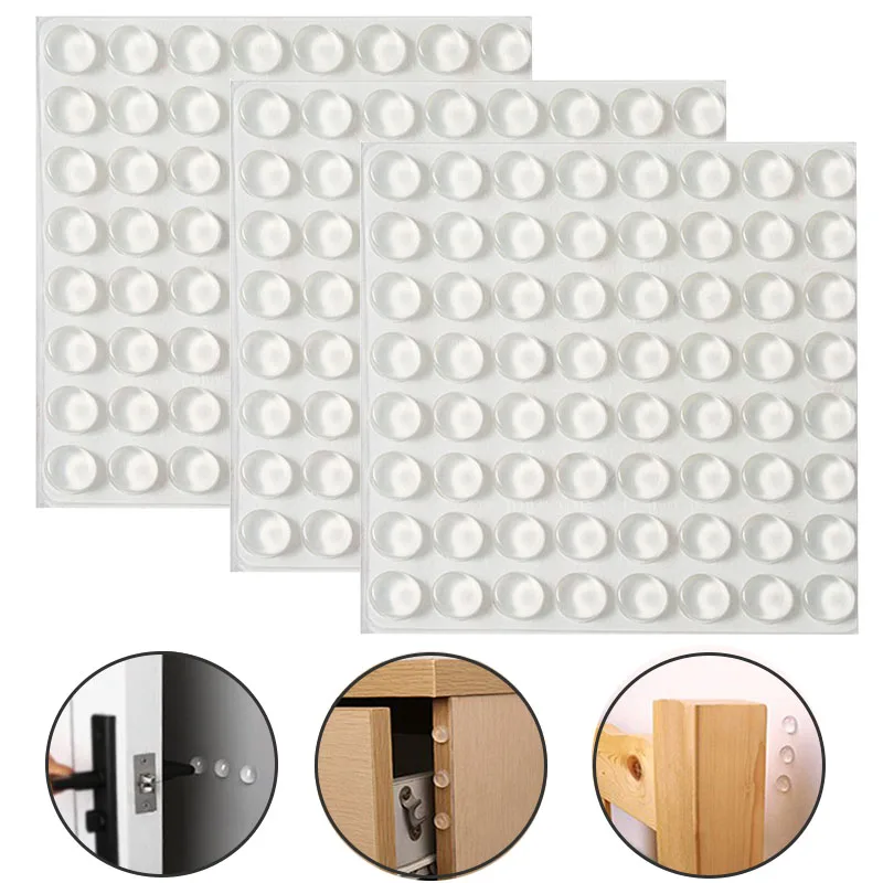 100pcs-64pcs-Transparent-Silicone-Granules-Door-Handle-Sticker-Self ...